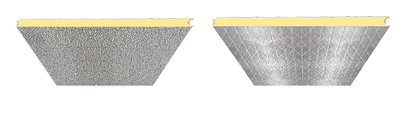 One-sided wall sandwich panel with polyurethane insulation - AryaBaron