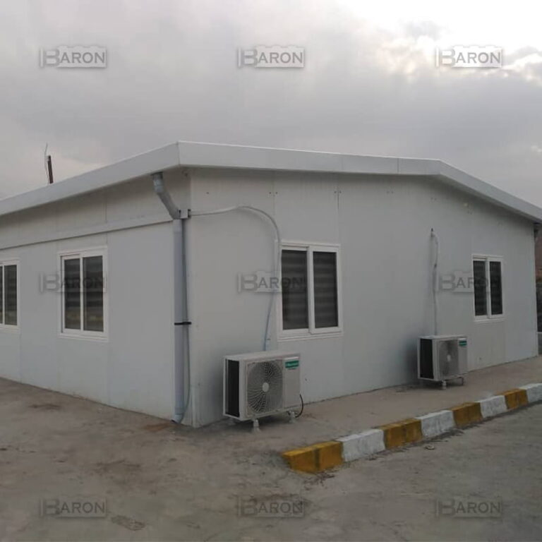 Prefabricated building assembled with concrete foundation - AryaBaron