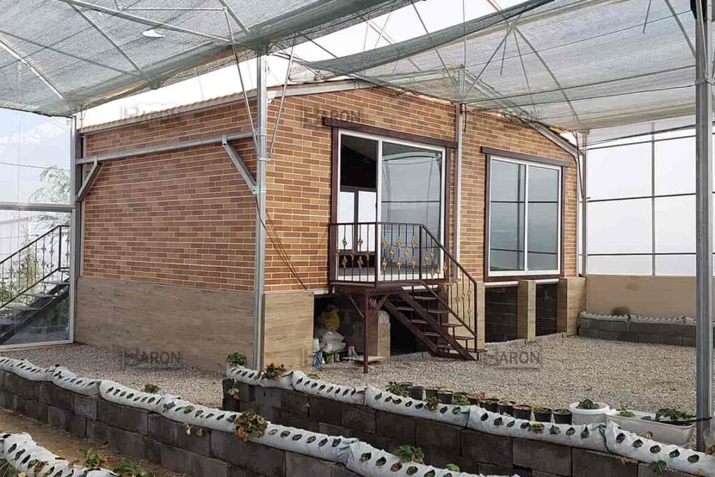 Prefabricated building assembled with concrete foundation - AryaBaron